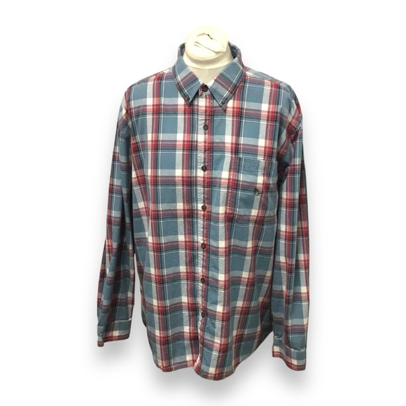 Bit & Bridle | Shirts | Bit Bridle Mens Long Sleeve Button Down Plaid ...